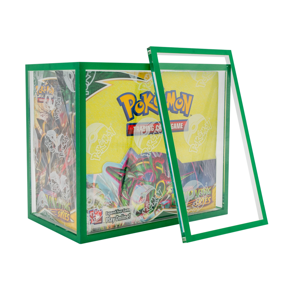 Premium Colored Acrylic Pokemon Booster Box Case – Crystal TCG